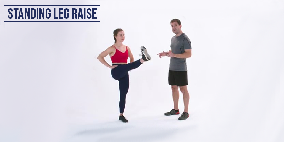 How to Do a Standing Leg Raise Exercise - How2Fit