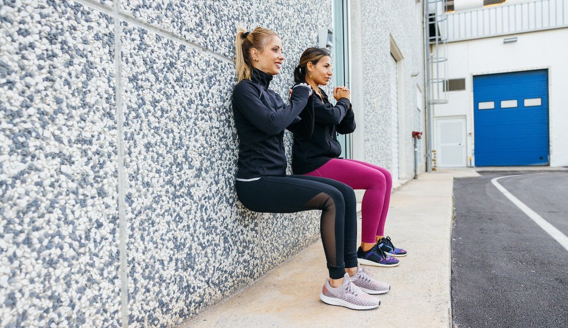 How to Nail Wall Sits in 4 Easy Steps for a Stronger Lower Body and ...